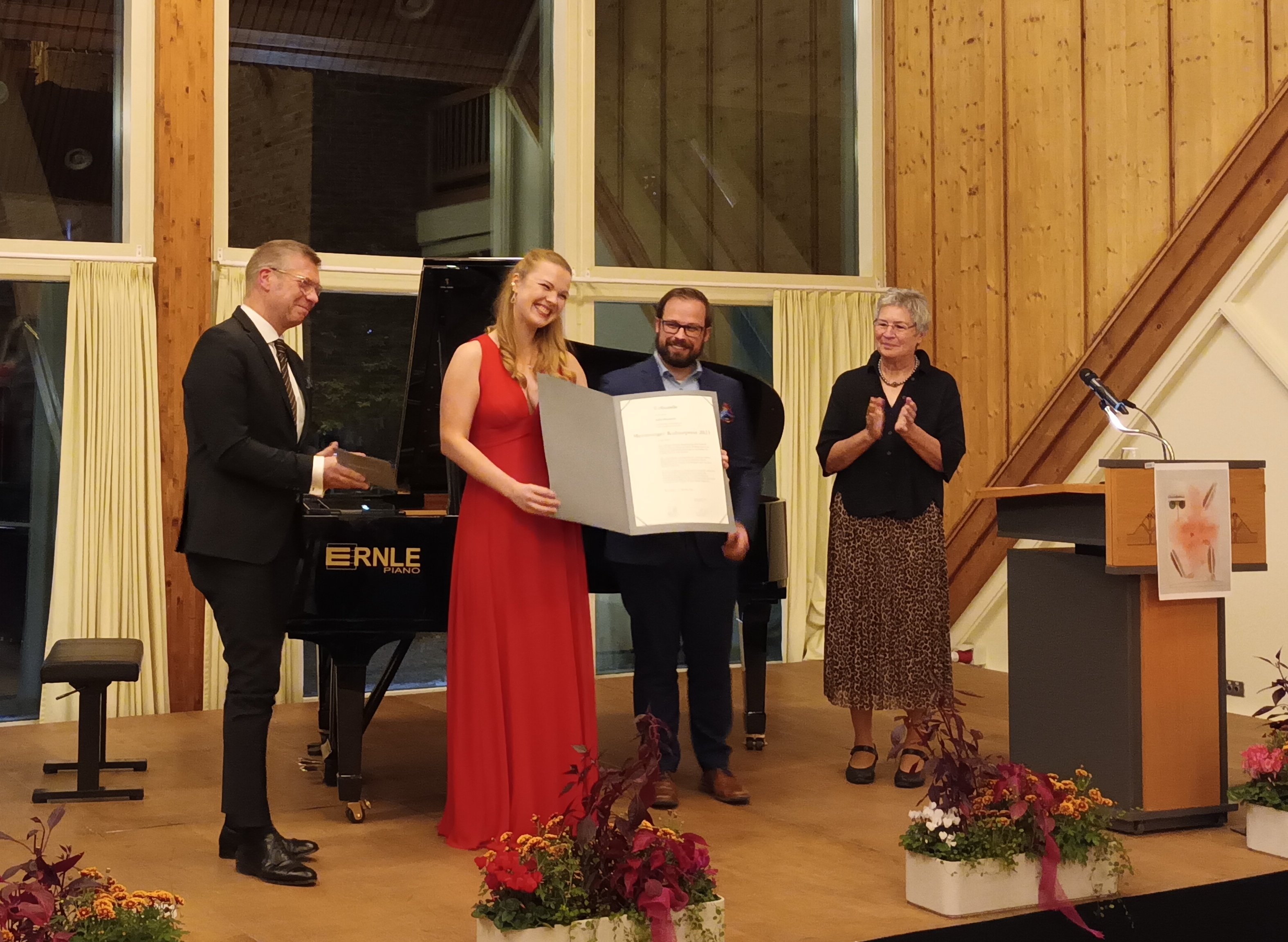 Julia Rinderle erhält den Memminger Kulturpreis 2023